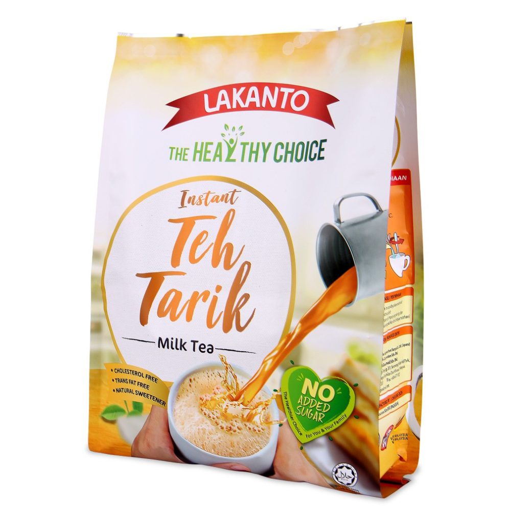 Lakanto Instant Low GI Teh Tarik (12 x 35g sachets) - Ketogrocer Malaysia