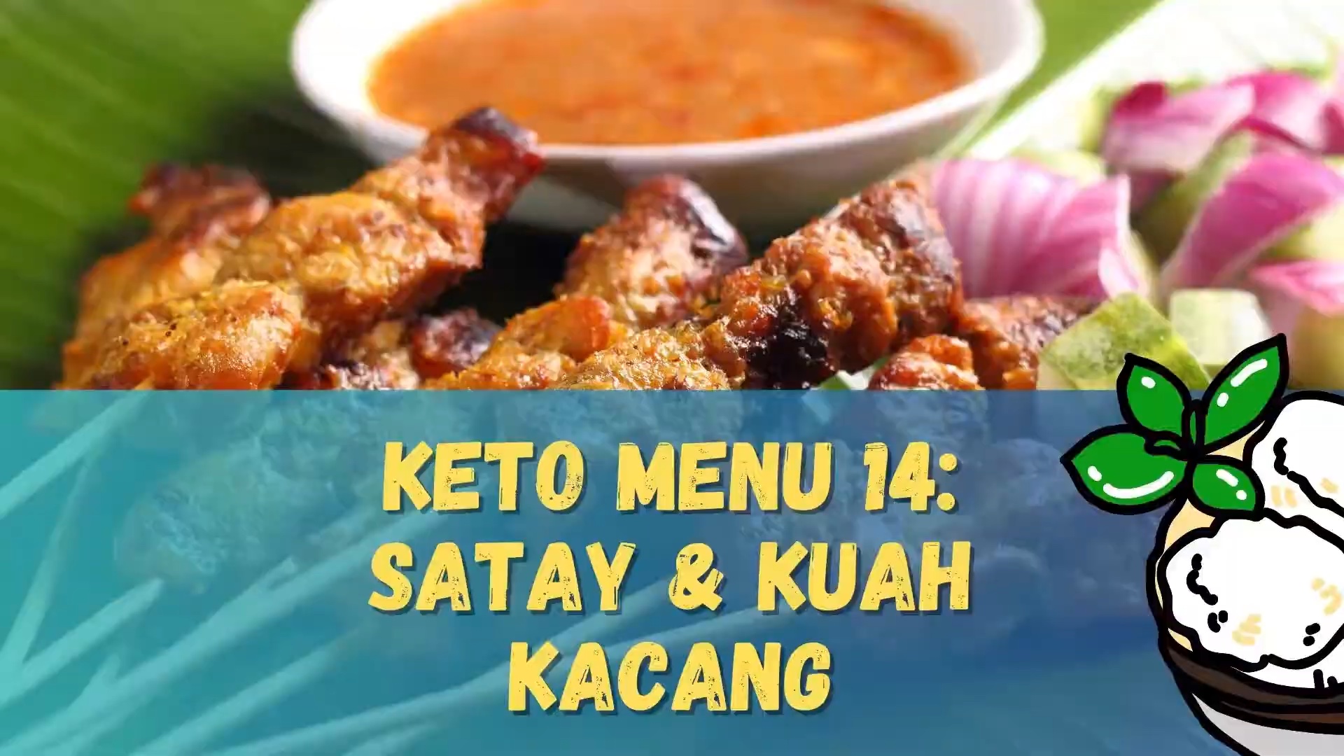 Keto Chicken Satay & Kuah Kacang Recipe - Ketogrocer Malaysia